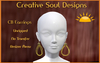 Second Life Marketplace - Creative Soul Designs CB Gold Earrings